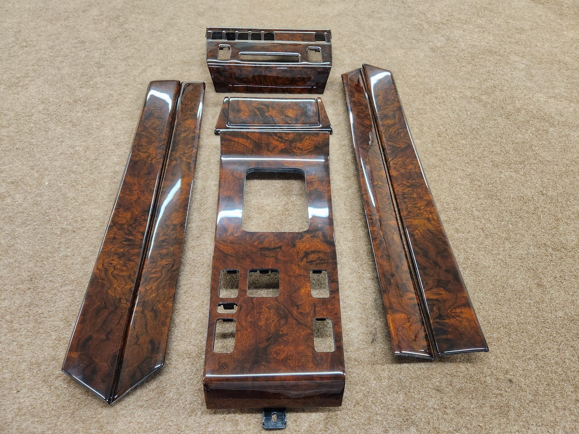 Mercedes w124 wood trim burlwood set w124 300 w124 500e mercedes – Wood ...