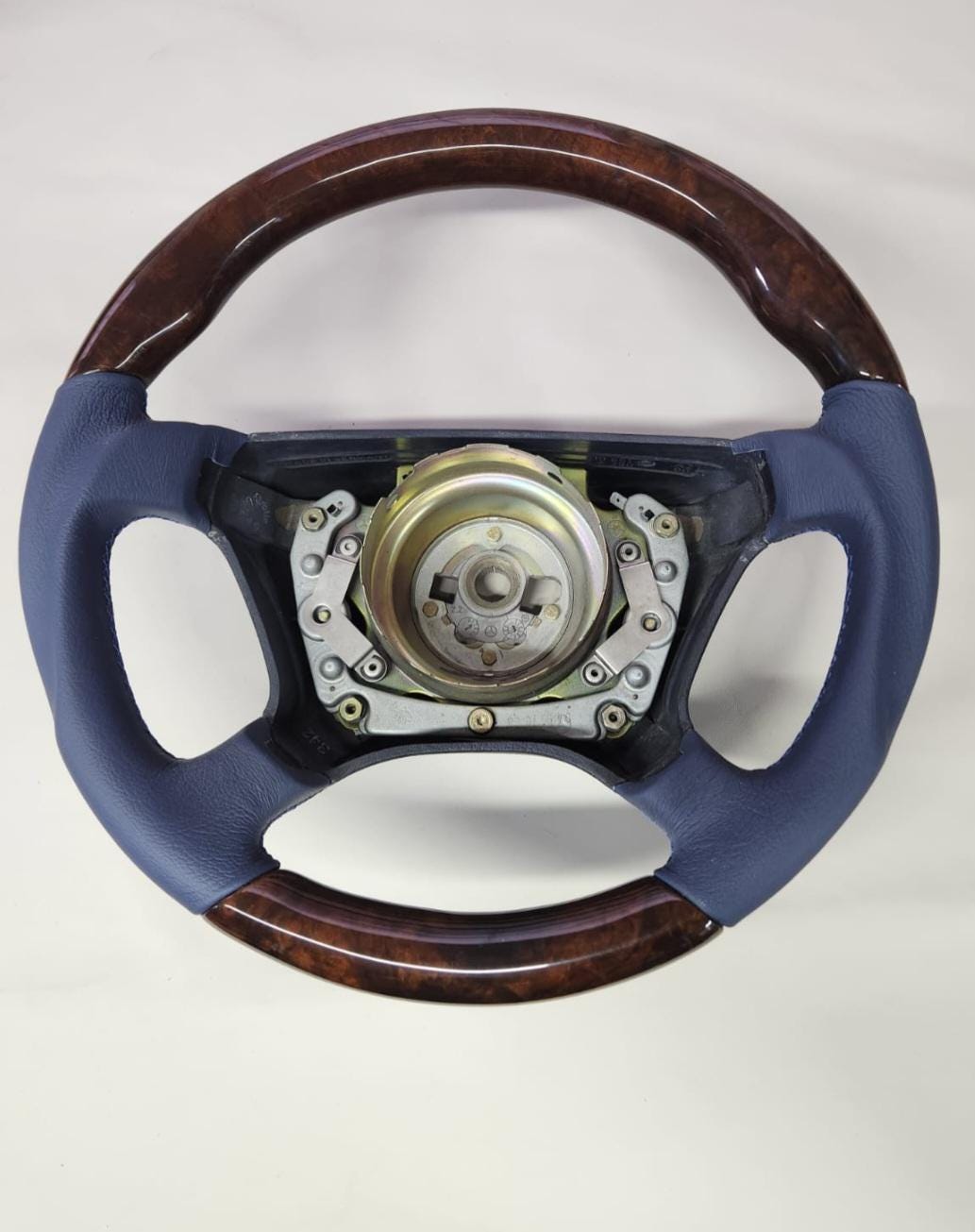 Mercedes wood steering wheel w124 w140 r129 sl w202 w210 w462 brabus ...
