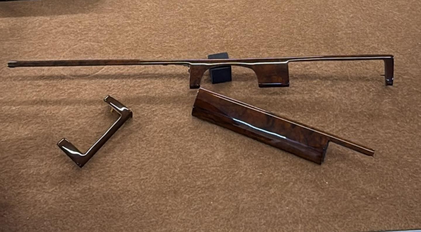 Rhd mercedes w126 c126 sec walnut dash trim set w126 coupe and w126 sel ...